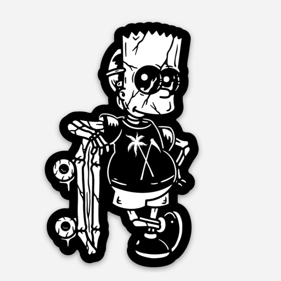 Dark Bart Die Cut Magnet – Bad Hombre Streetwear